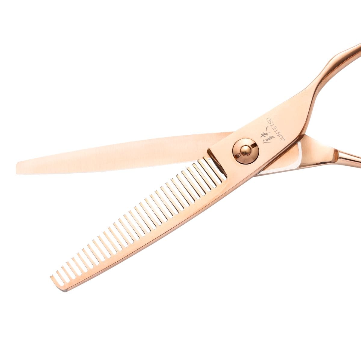 Juntetsu Rose Gold Thinning Scissors - Japan Scissors USA