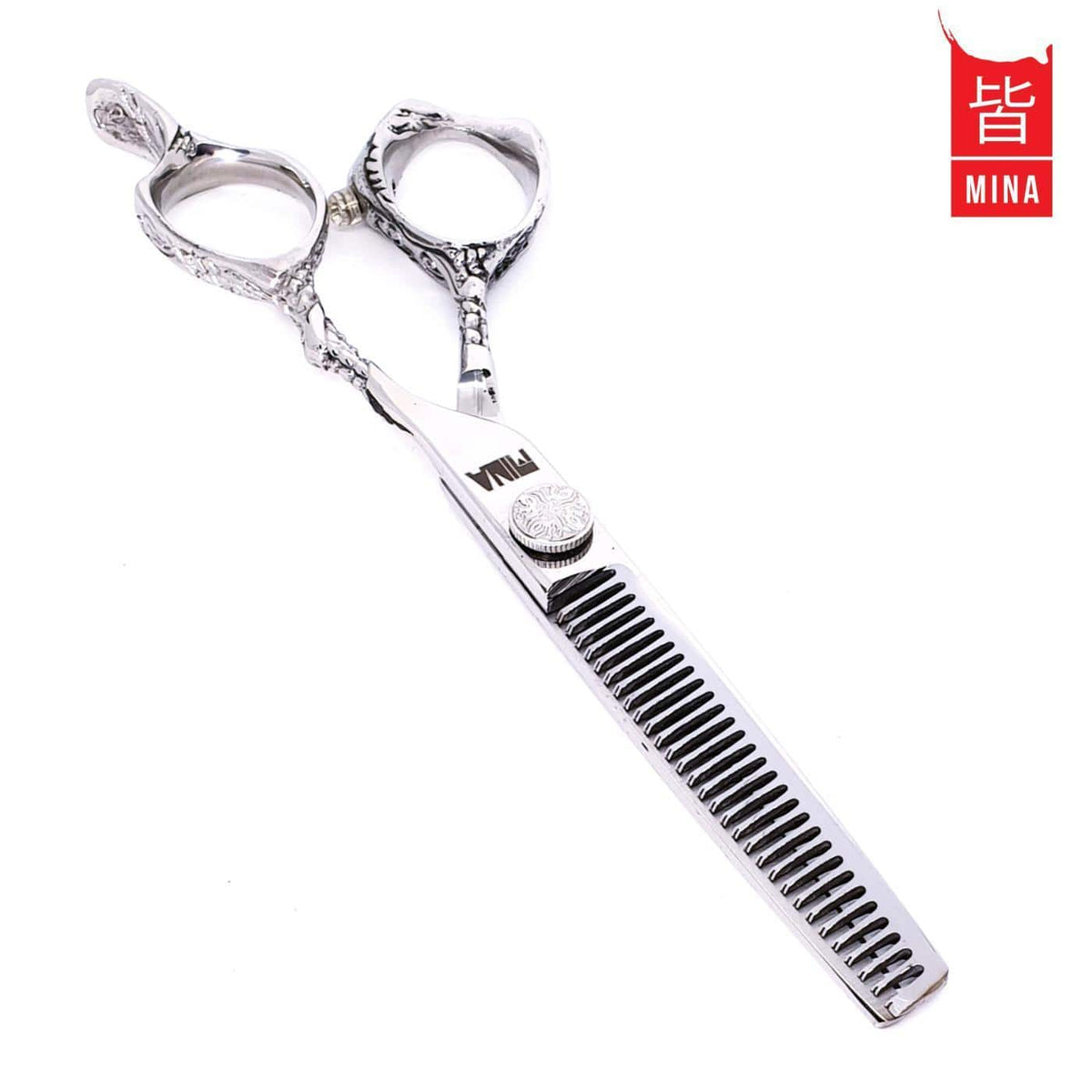 Mina Sakura Professional Hair Thinning Shears - Precision Texturizing Tool | Japan Scissors USA